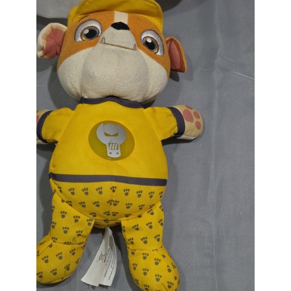 Toys | Paw Patrol Rubble 12 Inch Talking Snuggle Time Plush Working ...